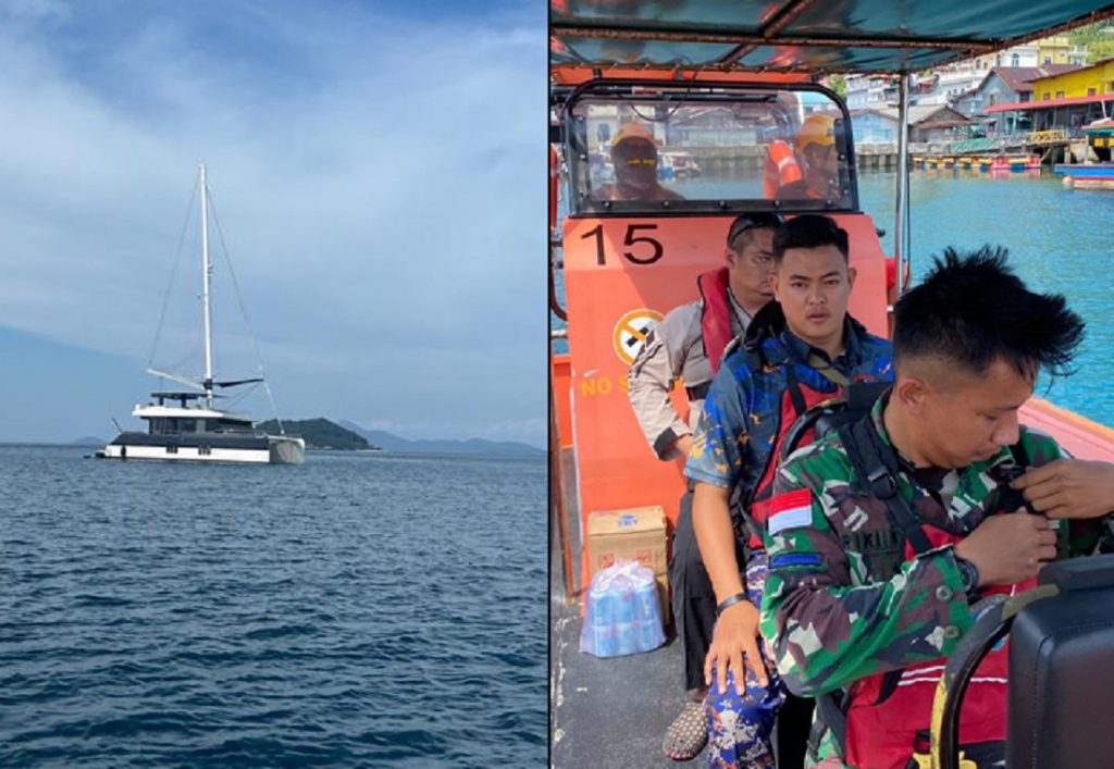 Kapal Yacht Berbendera Malaysia Alami kobocoran di Perairan Anambas ...