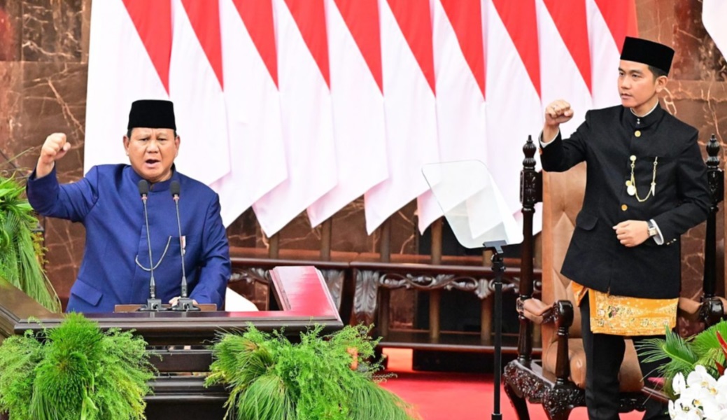 Prabowo Subianto dan Gibran Rakabuming Resmi Dilantik sebagai Presiden ...