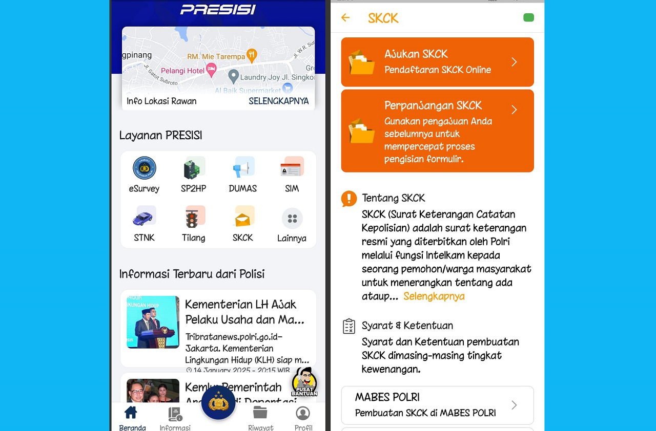 SKCK Kini Bisa Diurus Secara Online melalui Superapps Presisi Polri - mejaredaksi